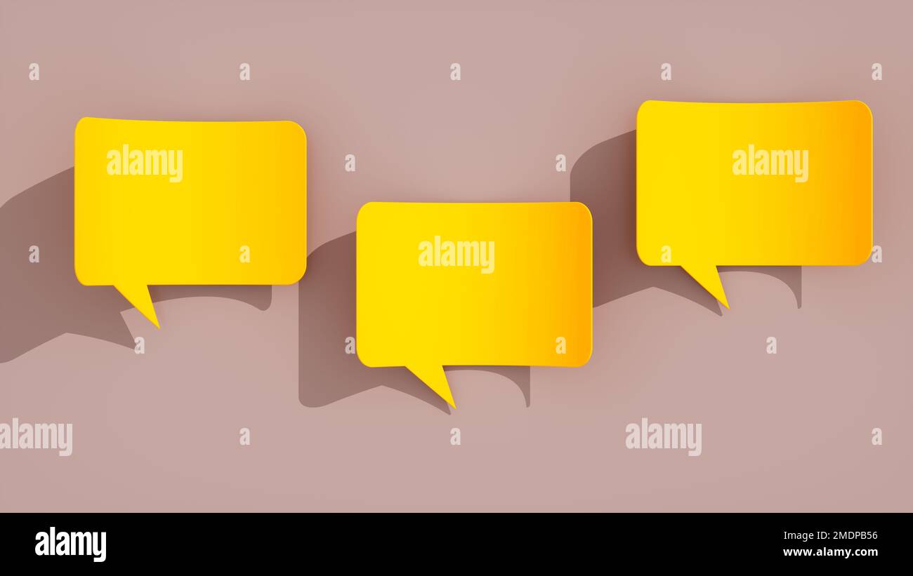 speech bubble and think concept Stock Photo - Alamy