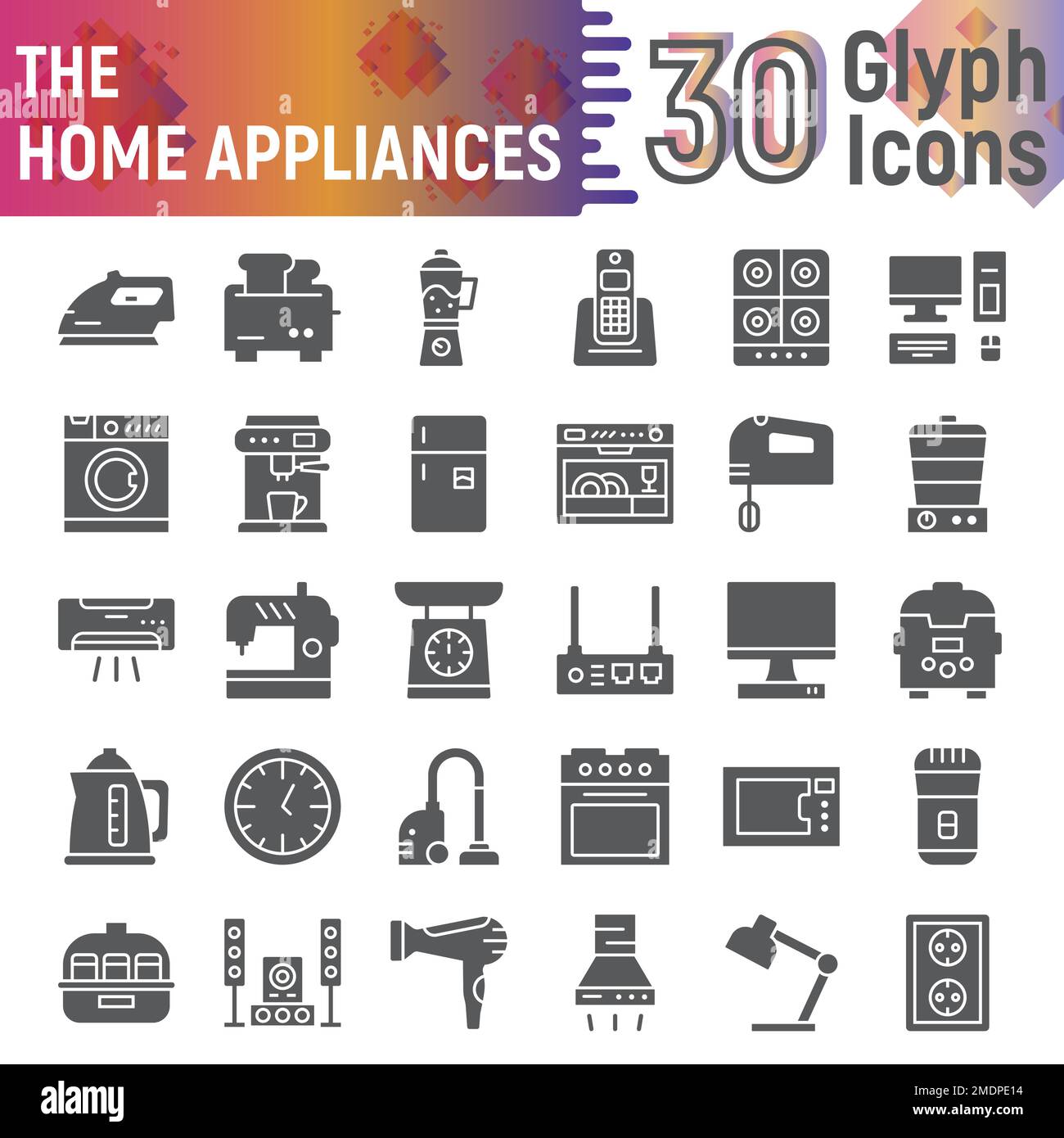 Appliance symbols hi-res stock photography and images - Alamy