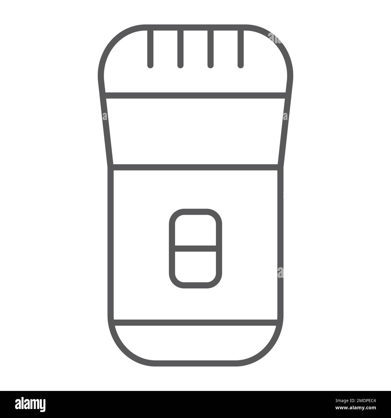 Shaver thin line icon, cut and barber, hair clipper sign, vector ...