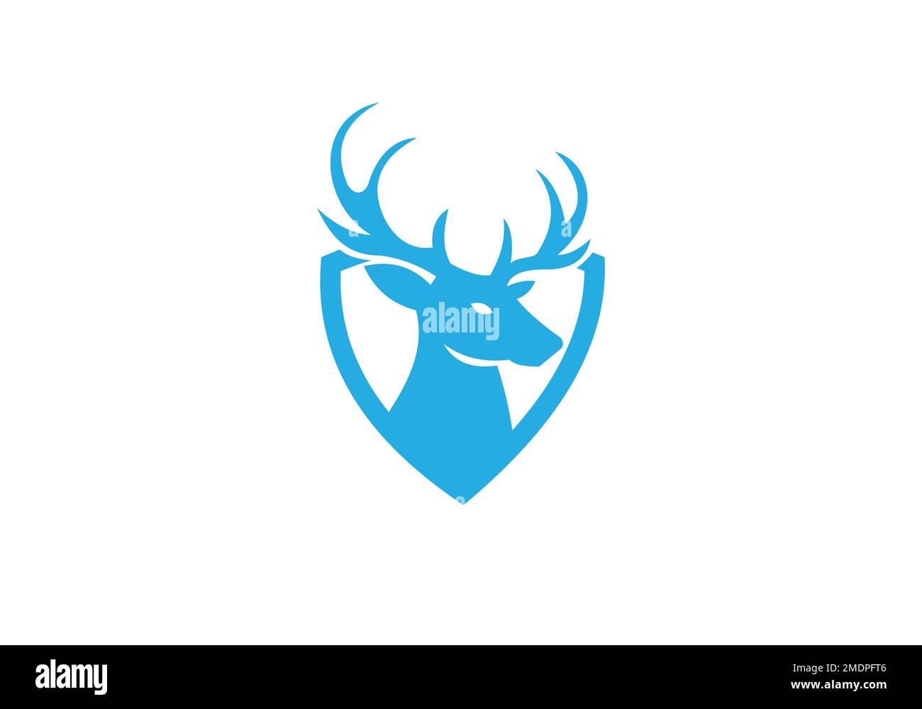 this is deer logo design Stock Vector Image & Art - Alamy