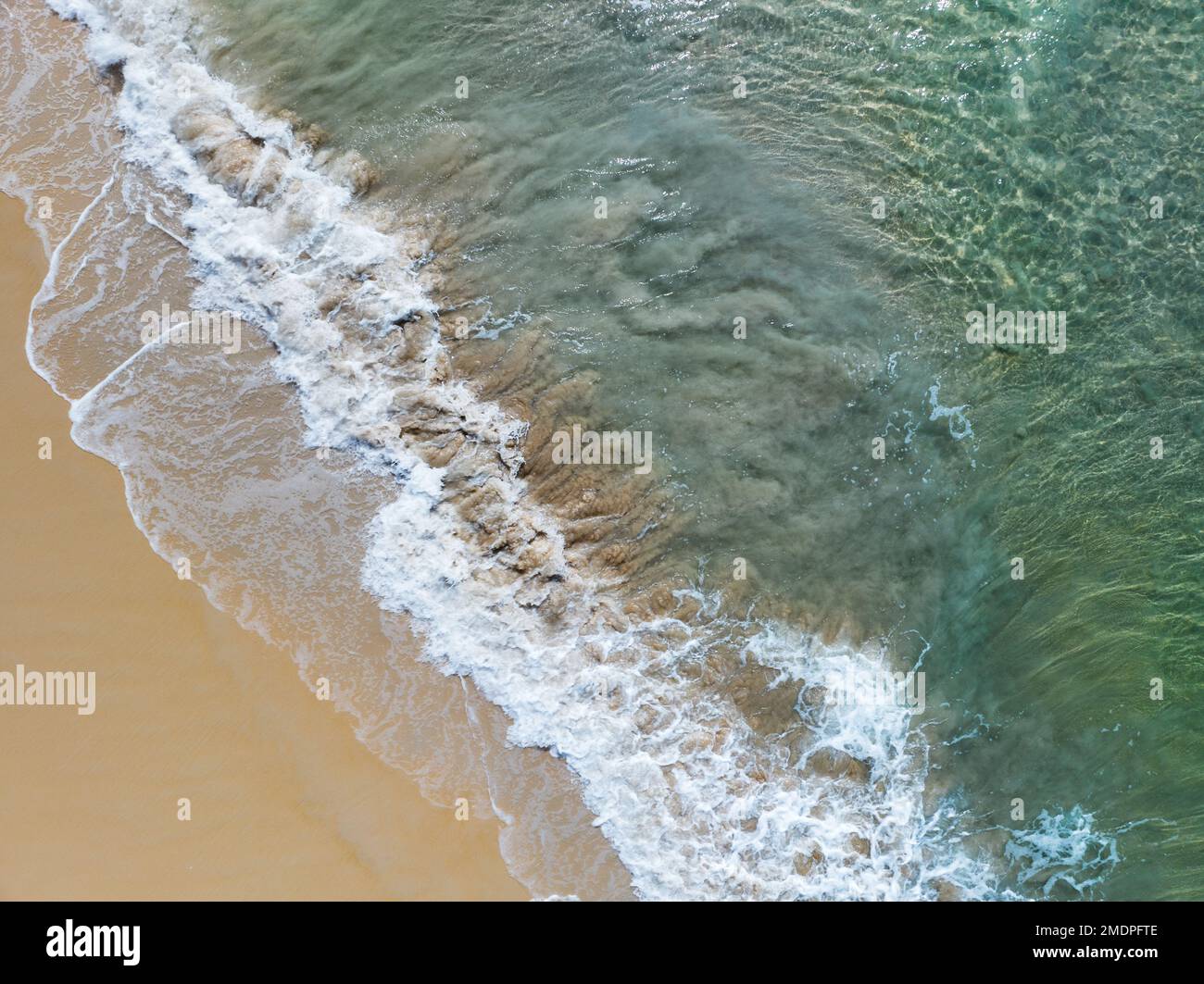 Sea surface aerial view,Bird eye view photo of waves and water surface ...