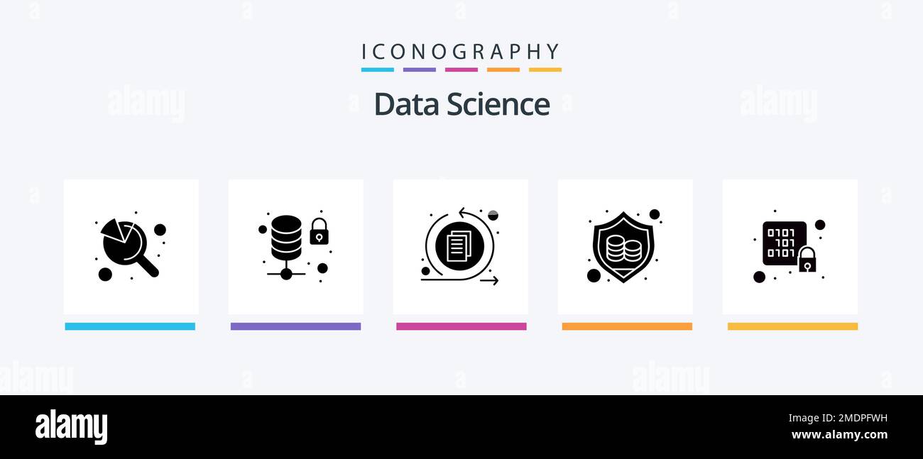 Data Science Glyph 5 Icon Pack Including rack. lock. interface ... Data Science Glyph 5 Icon Pack Including rack. lock. interface ...