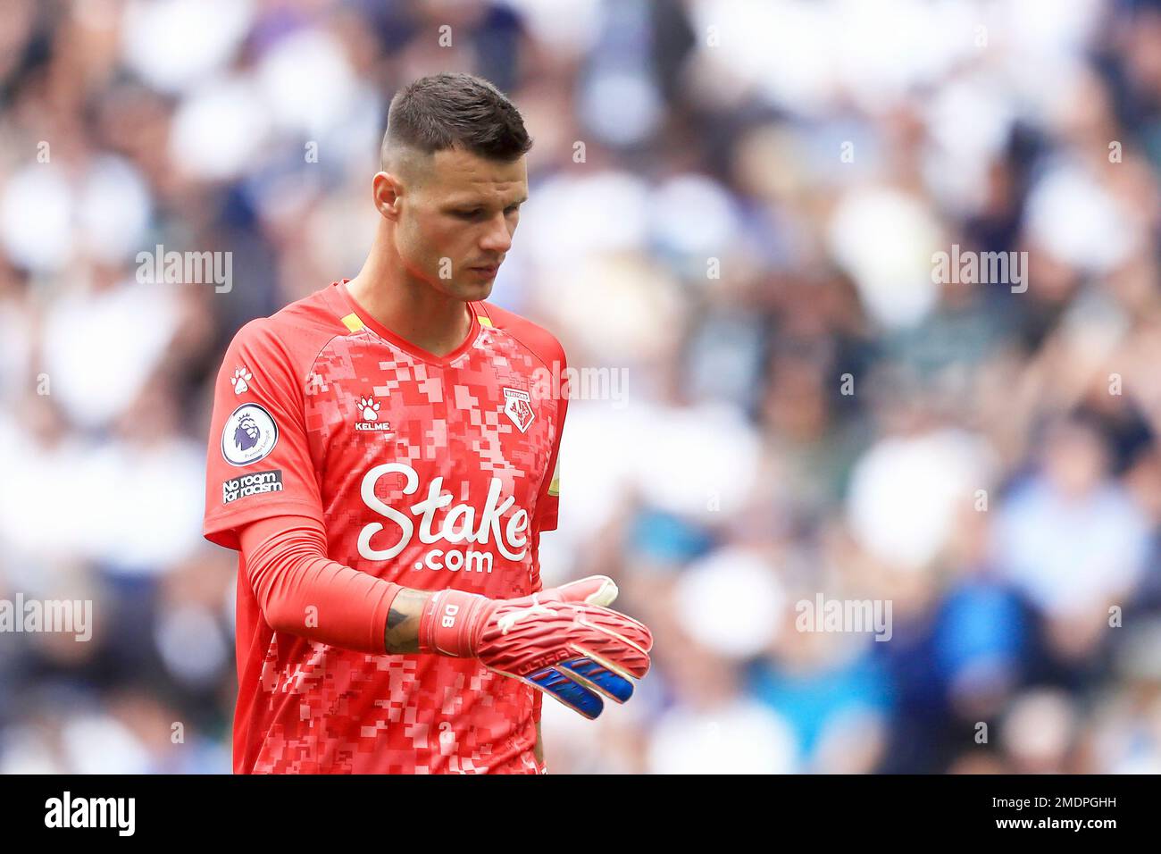 Watford's goalkeeper Daniel Bachmann during the English Premier League ...