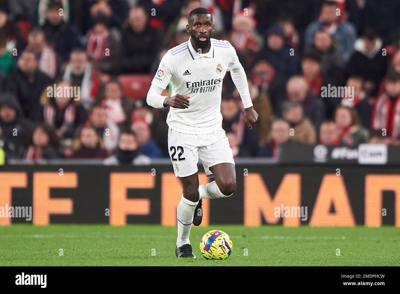 Antonio Rudiger of Real Madrid CF during the La Liga match between ...