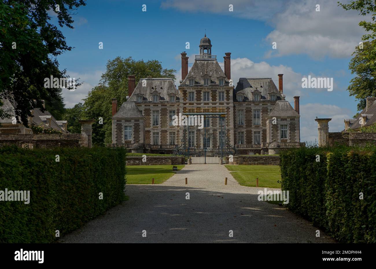 Château de Balleroy Stock Photo - Alamy