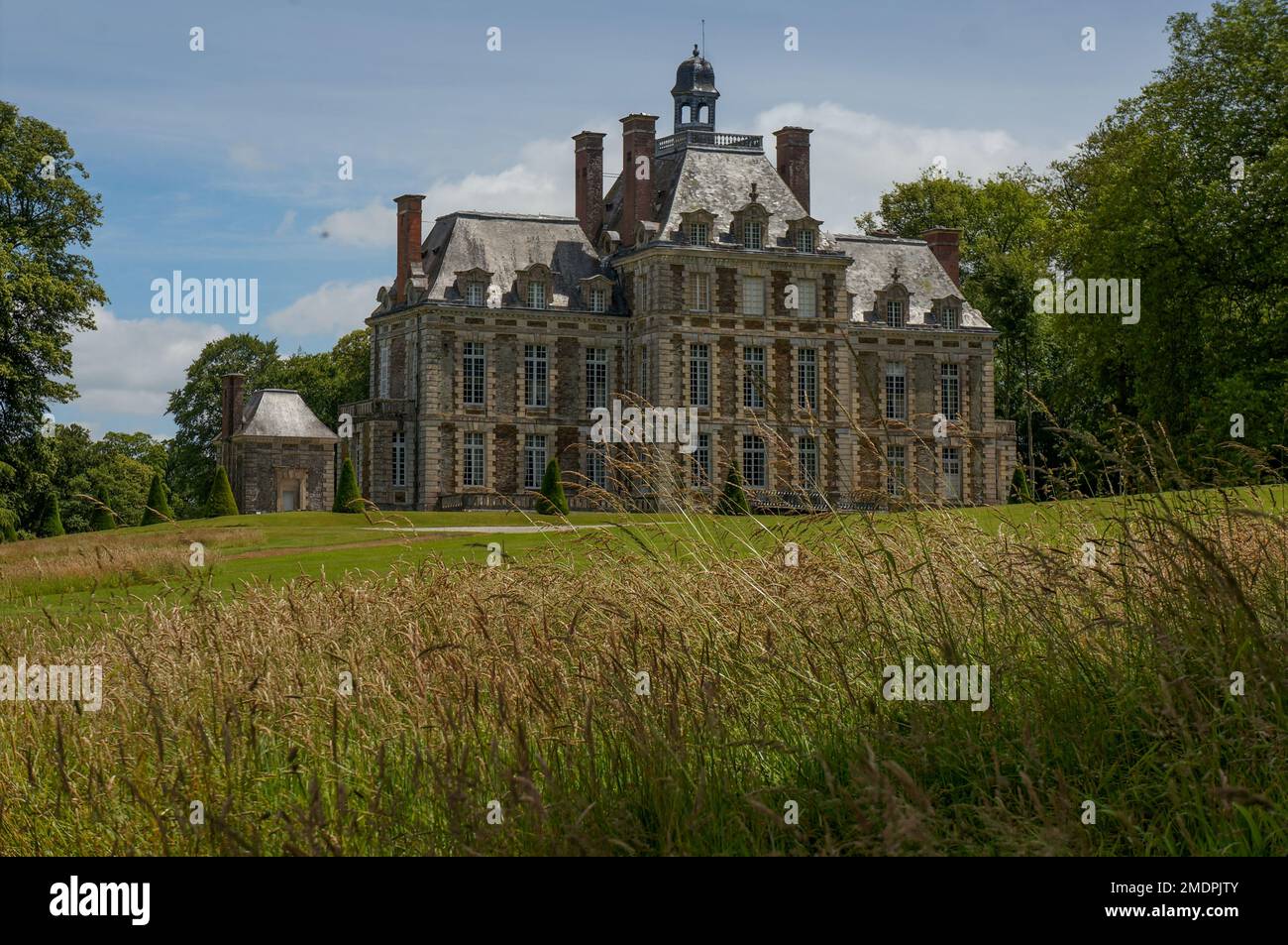 Château de Balleroy Stock Photo - Alamy