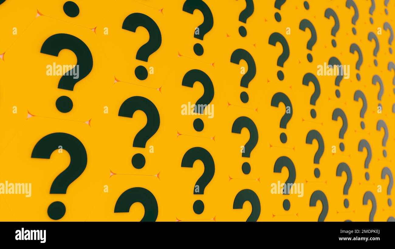 Question mark and confusion Stock Photo - Alamy