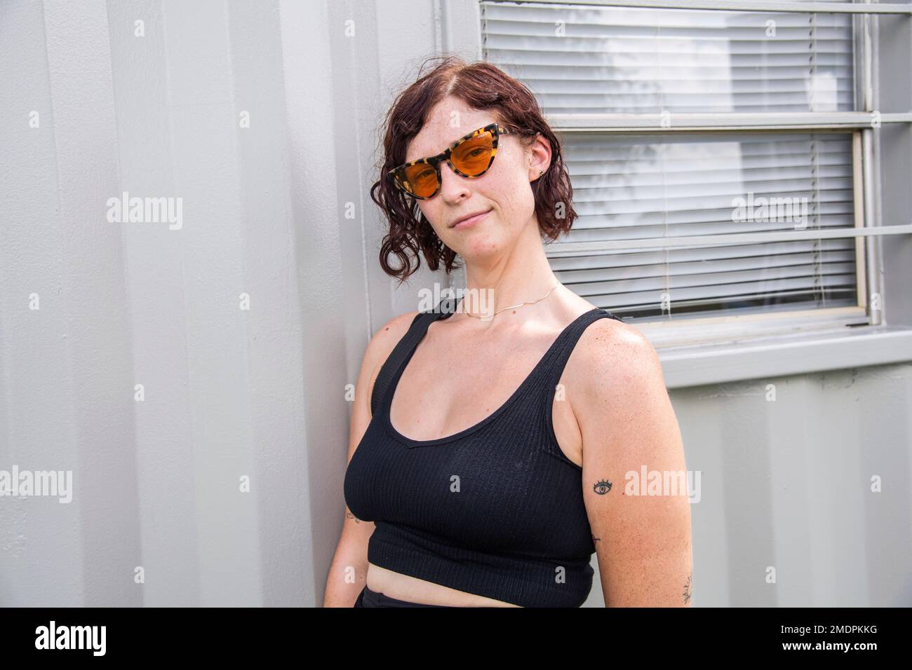 Liz Cooper poses at the Railbird Music Festival on Sunday, Aug. 29 ...
