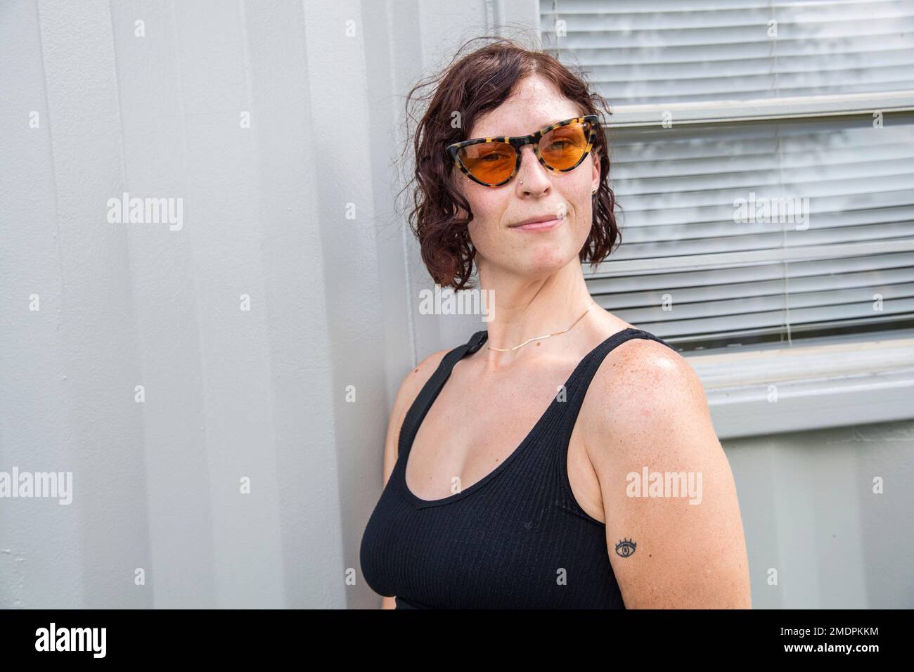 Liz Cooper poses at the Railbird Music Festival on Sunday, Aug. 29 ...