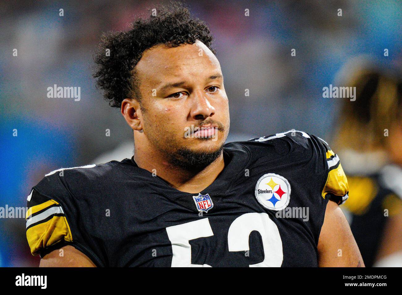 Pittsburgh Steelers guard Kendrick Green looks on during the second ...