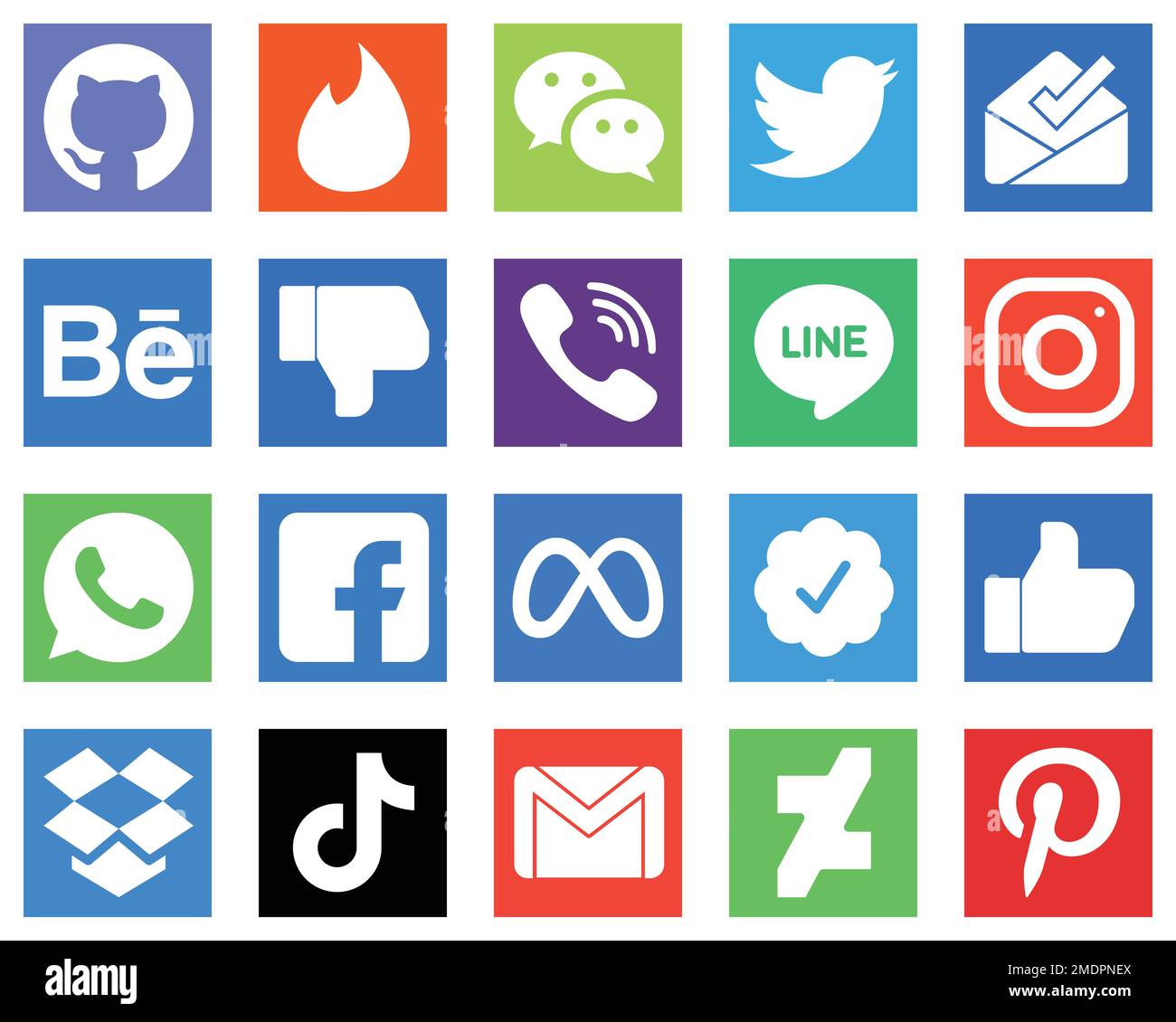 Meta tiktok Stock Vector Images - Alamy