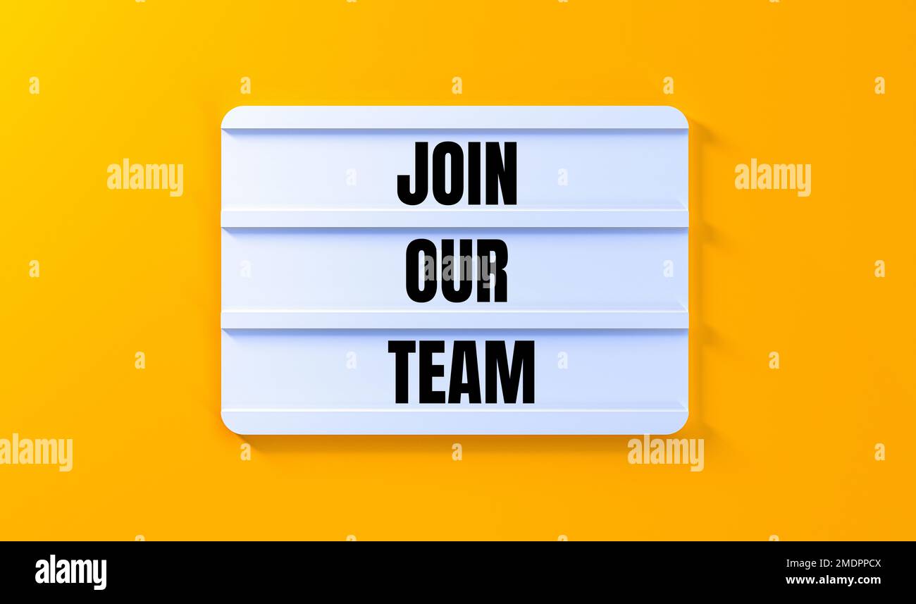 join our team Stock Photo - Alamy