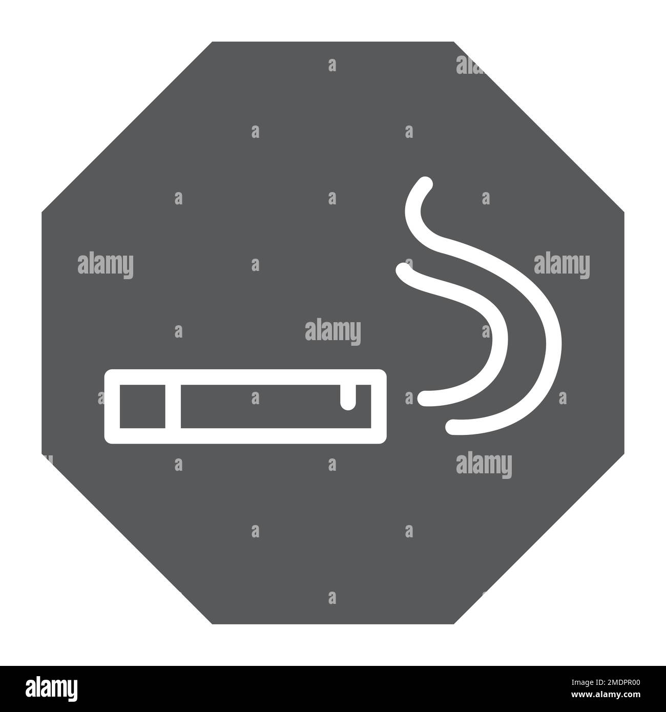 Smoking area glyph icon, smoke and cigar, cigarette sign, vector ...