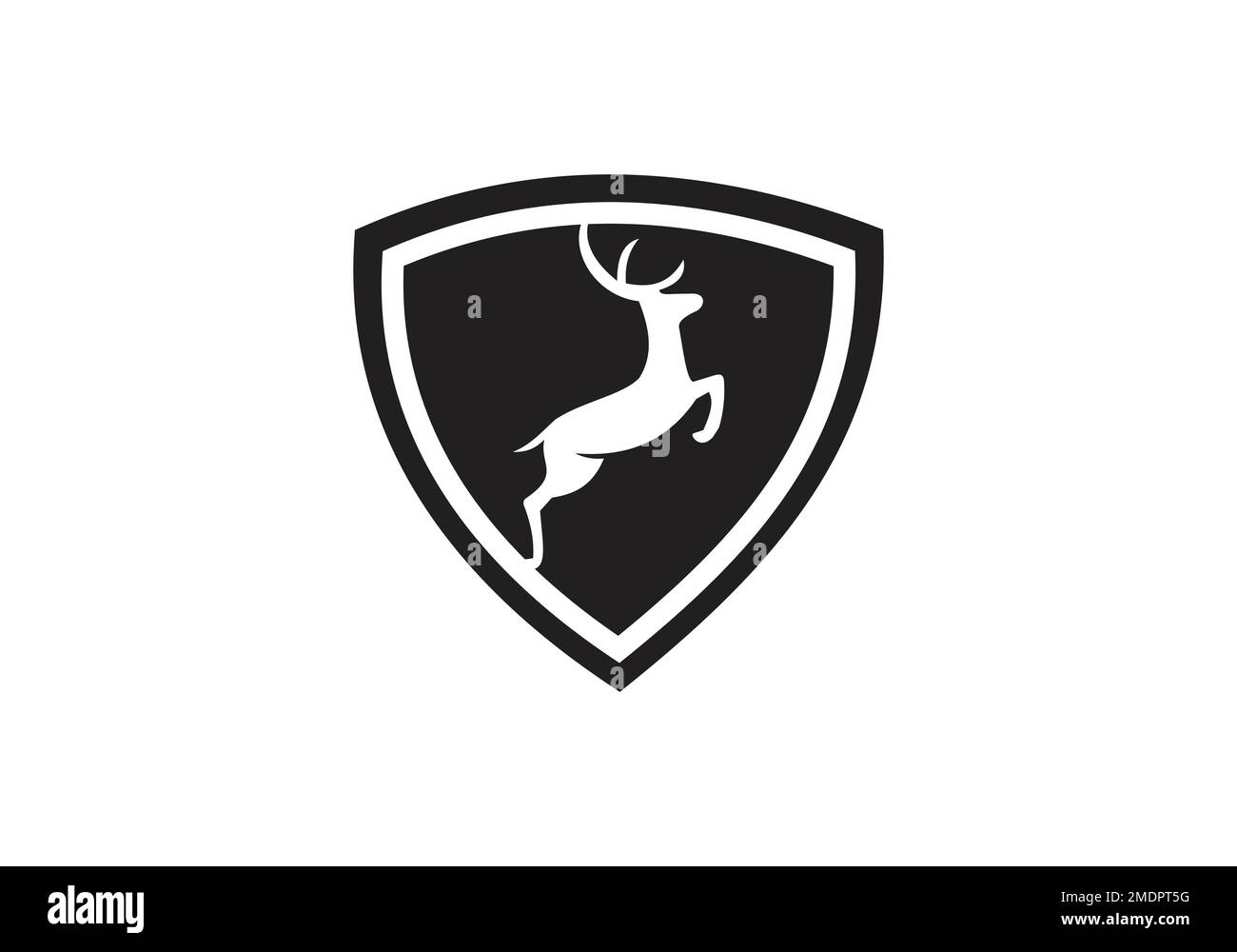Deer management sign Stock Vector Images - Alamy