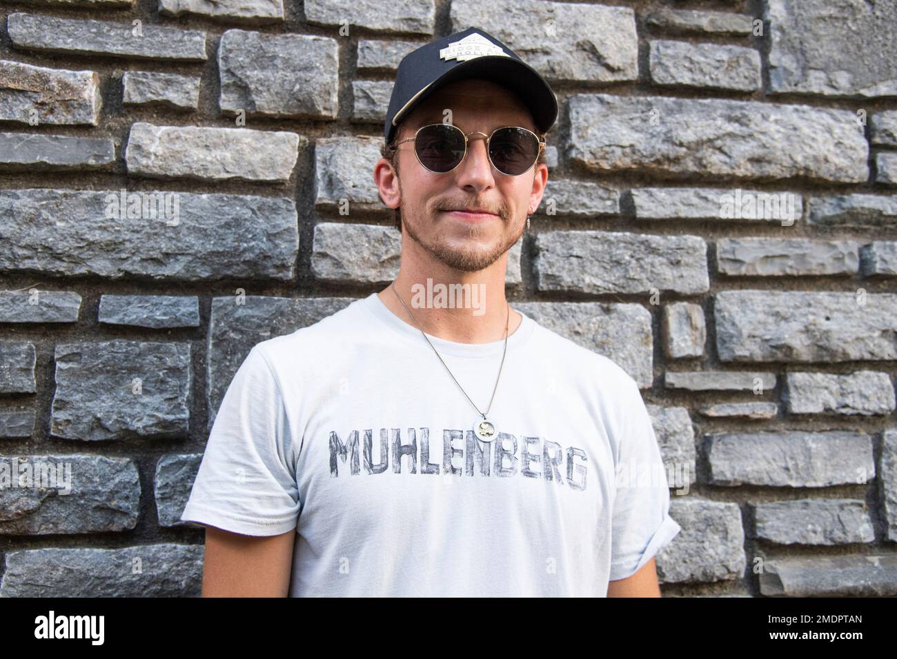 Grayson Jenkins poses at the Railbird Music Festival on Saturday, Aug ...