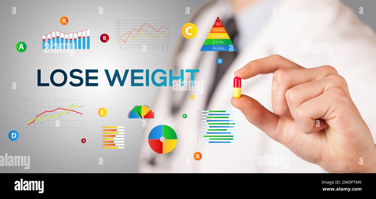 Nutritionist giving you a pill Stock Photo - Alamy