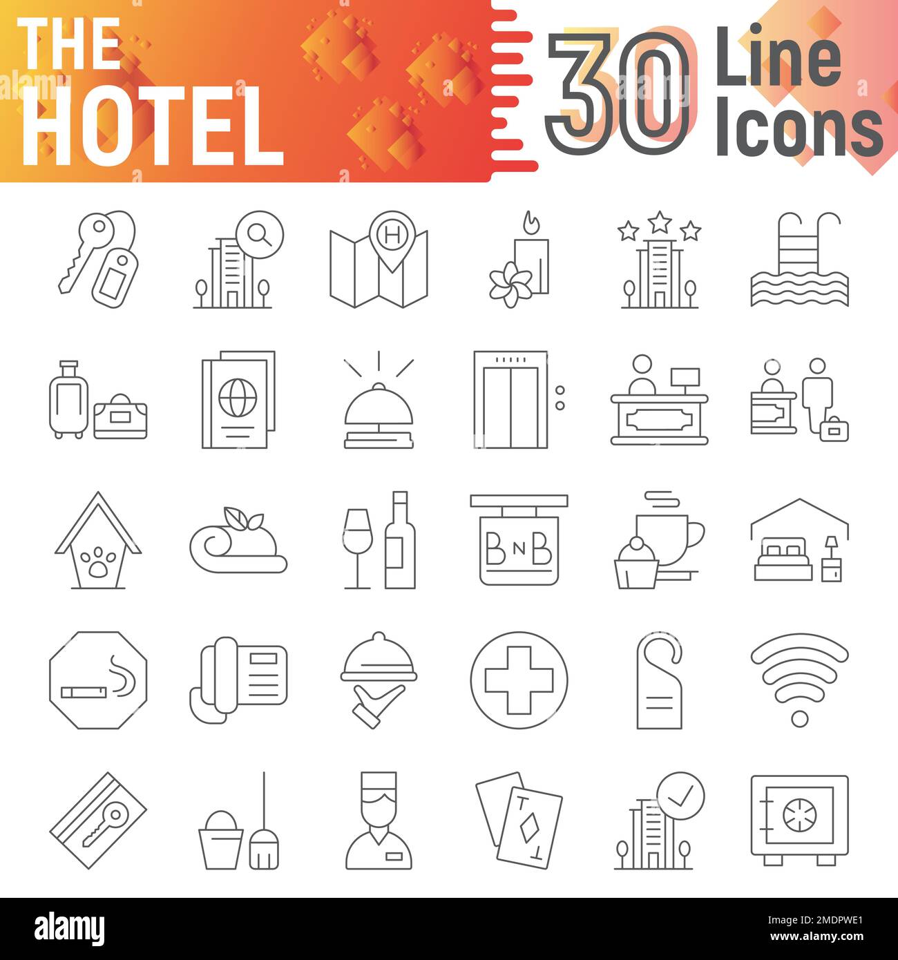 Hotel room signs Stock Vector Images - Alamy