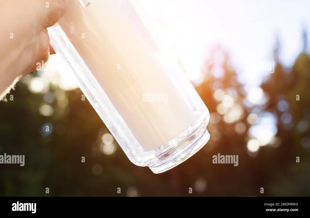 New filter for water purification against the background of the sun ...