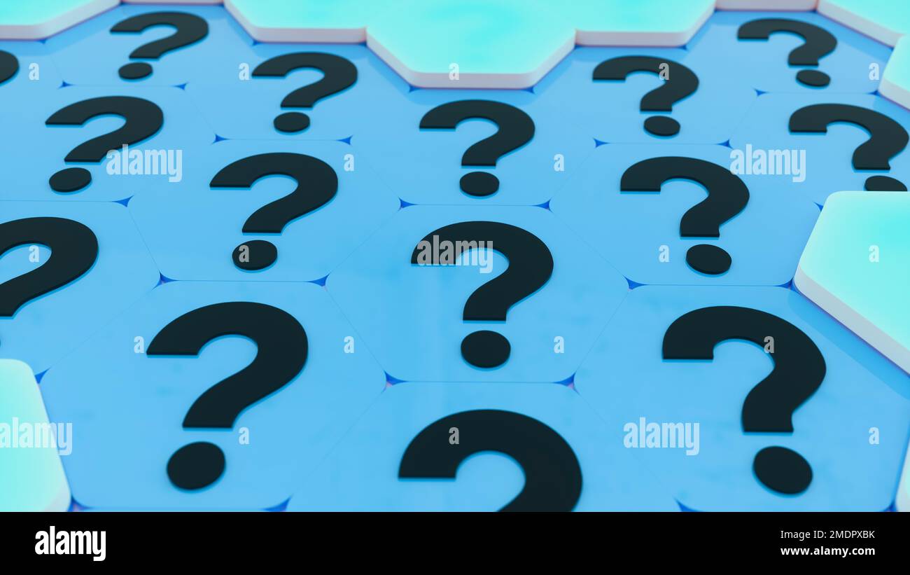 Question mark and confusion Stock Photo - Alamy