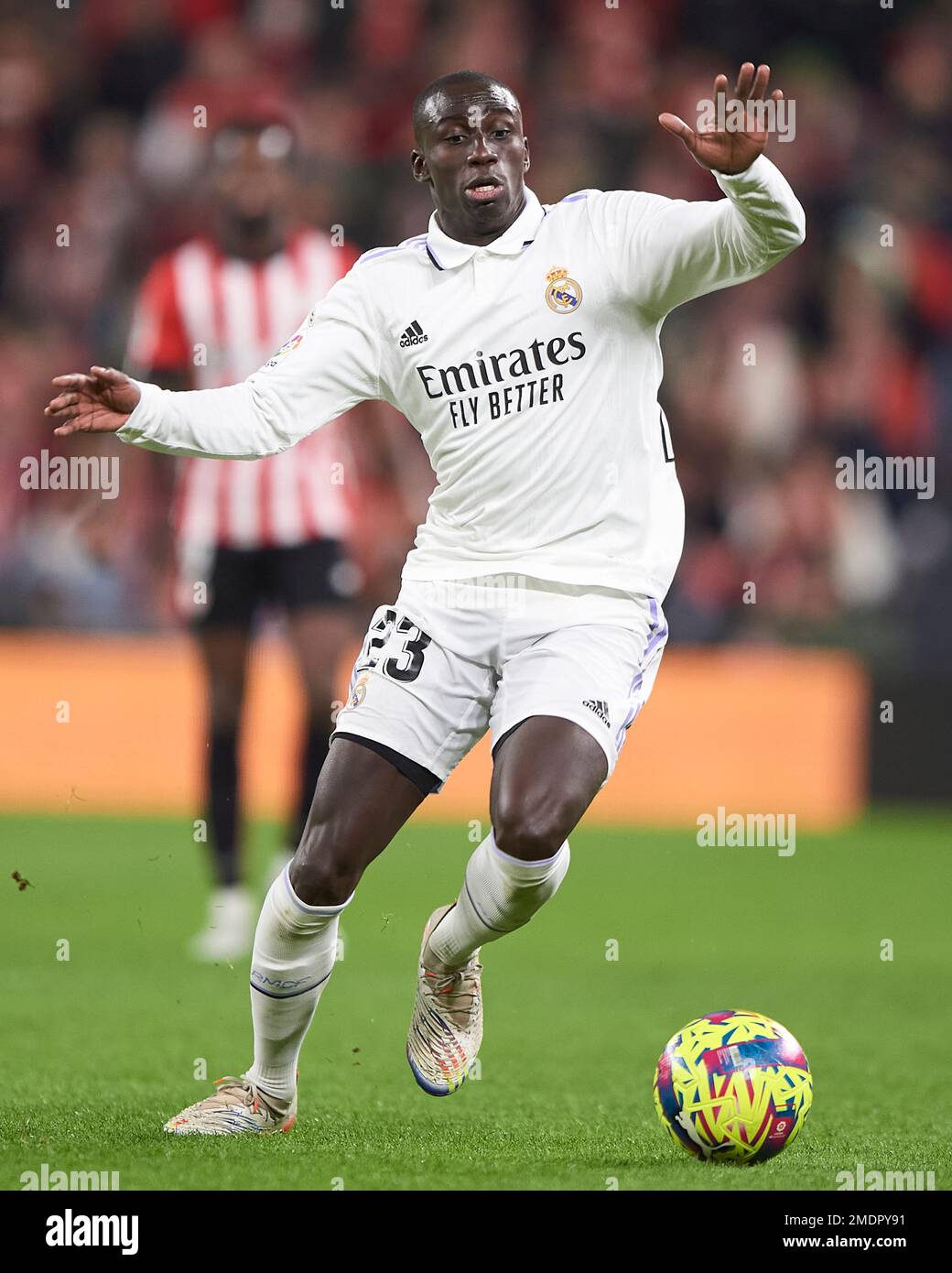 Ferland Mendy of Real Madrid CF during the La Liga match between ...