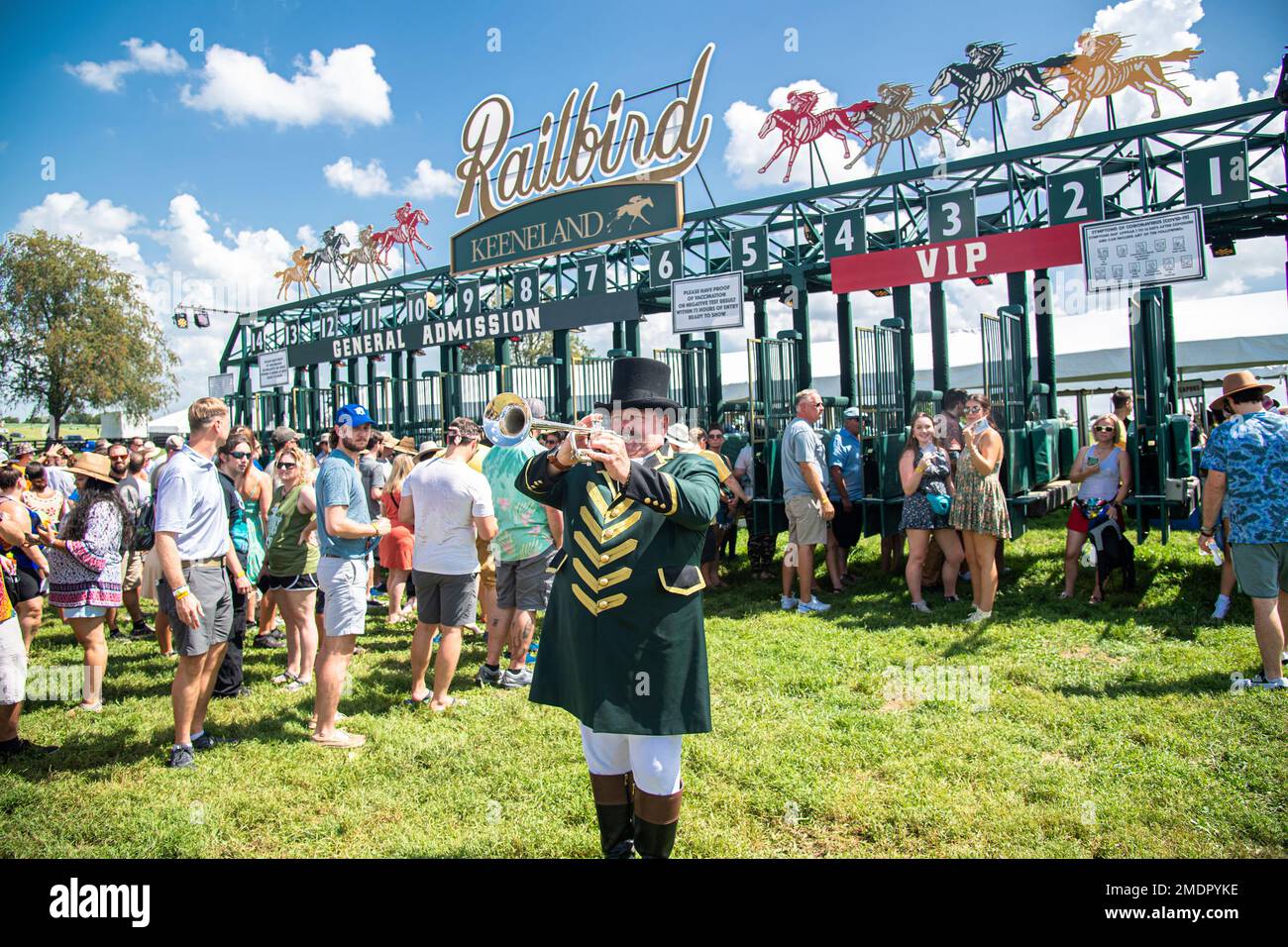 First Call is played as gates open at the Railbird Music Festival on ...