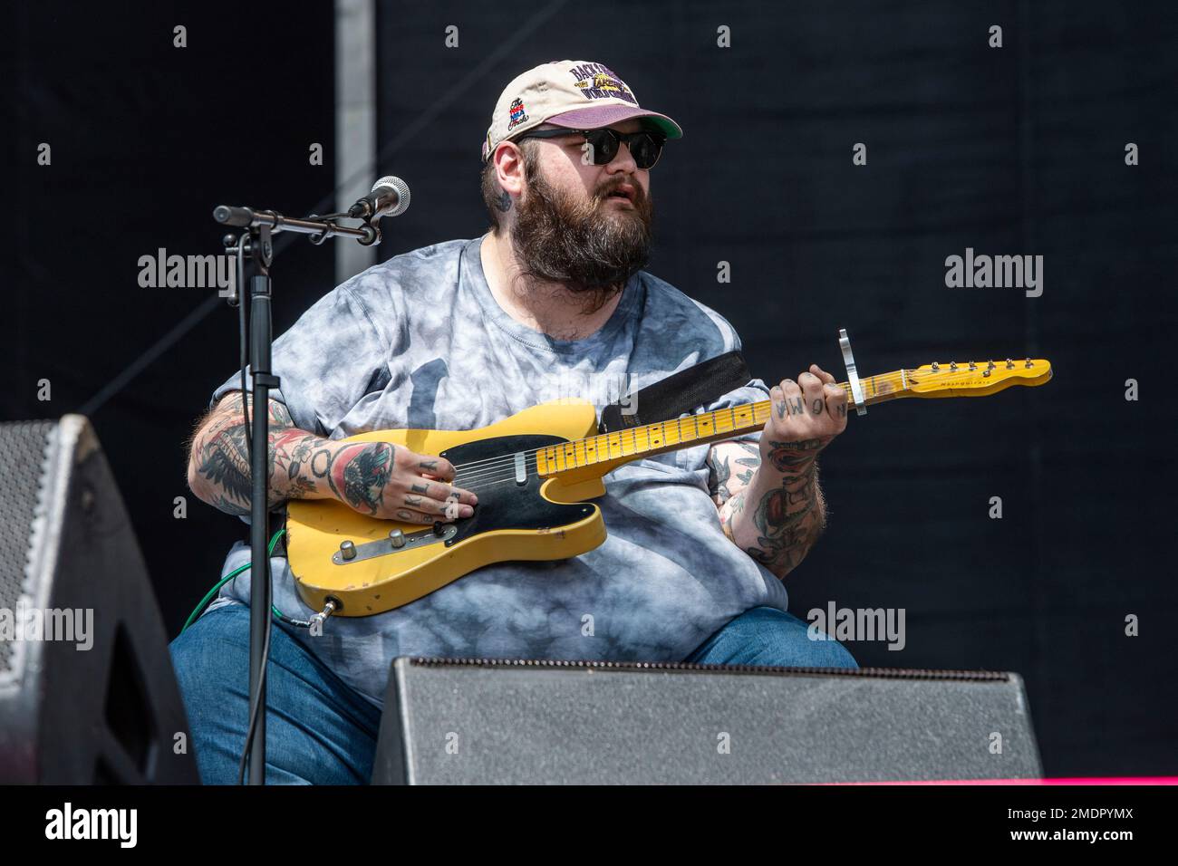 John Moreland performs at the Railbird Music Festival on Saturday, Aug ...