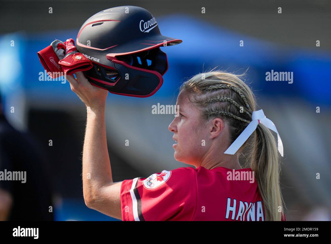 FILE - In this July 21, 2021 file photo, Canada's Victoria Hayward ...