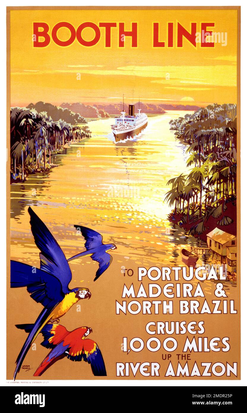 Booth Line by Walter Thomas (1894-1962). Published in 1930 in the UK ...