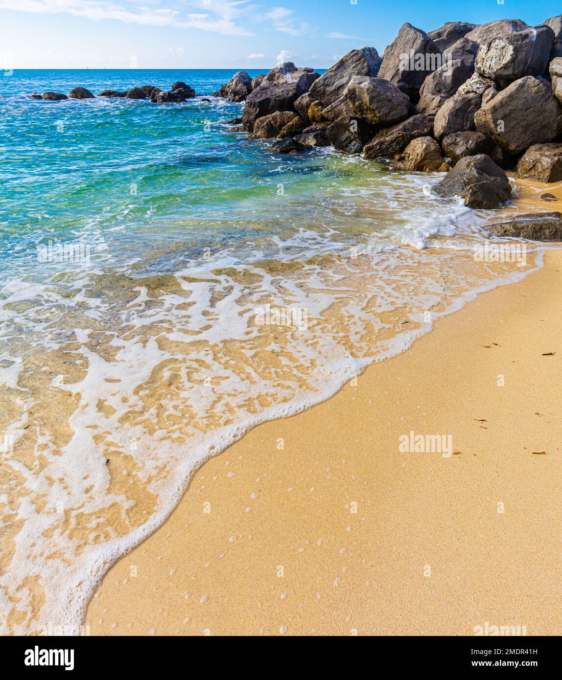 Waves Washing Over The Sandy Beach, Fort Zachary Taylor Historic State ...