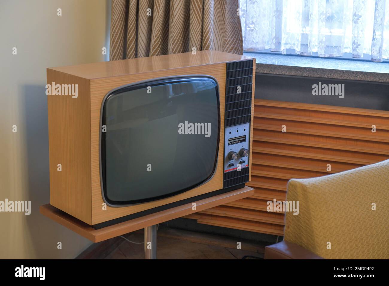 Television in the Erich Mielke retreat, House 1, Stasi Headquarters ...