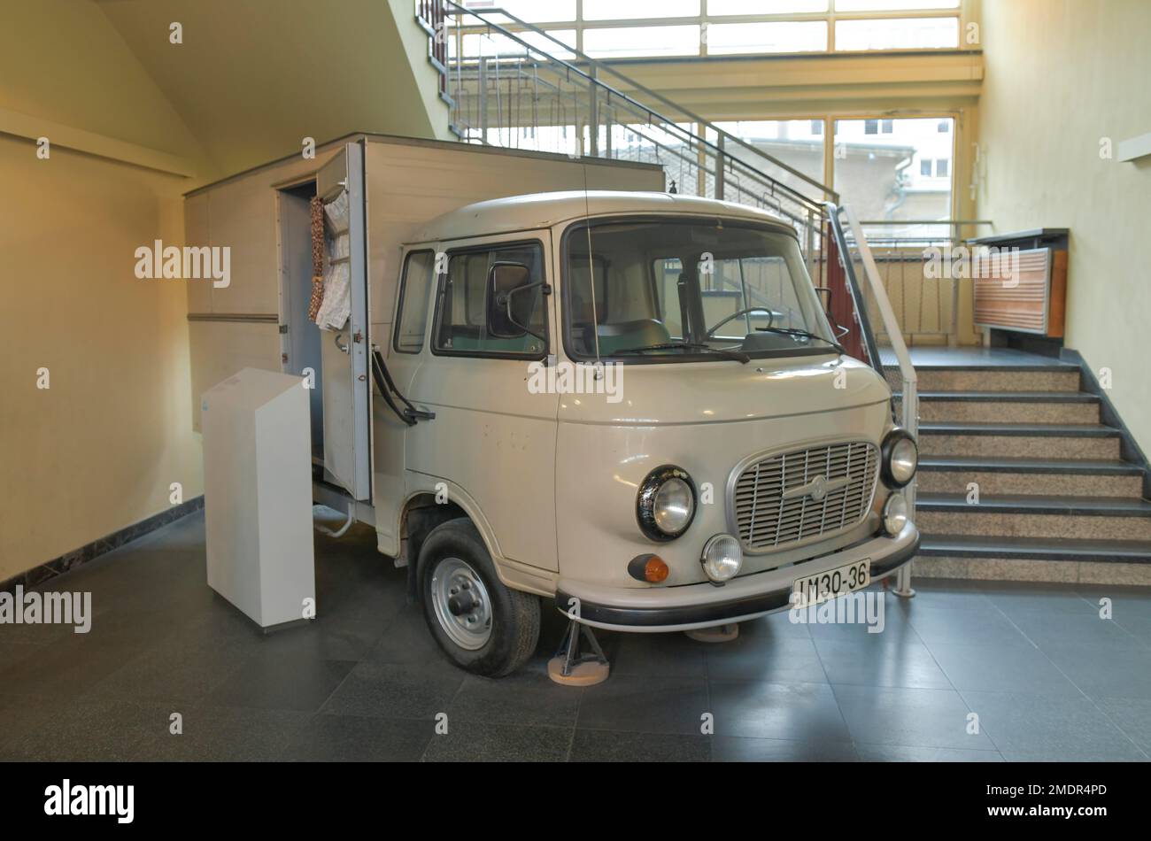 Barkas van, prisoner transporter, foyer, House 1, Stasi headquarters ...