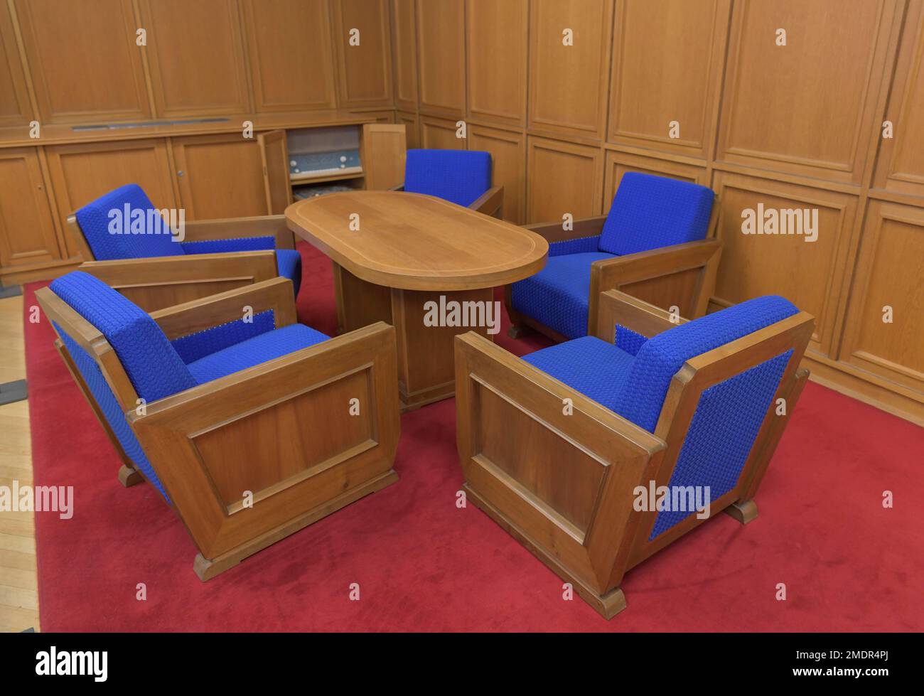 Seating group, Minister Erich Mielke's office, House 1, Stasi ...