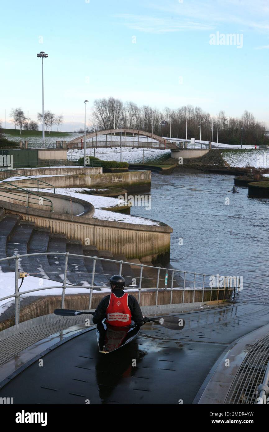 Tees Barrage, Stockton on Tees, UK Stock Photo - Alamy