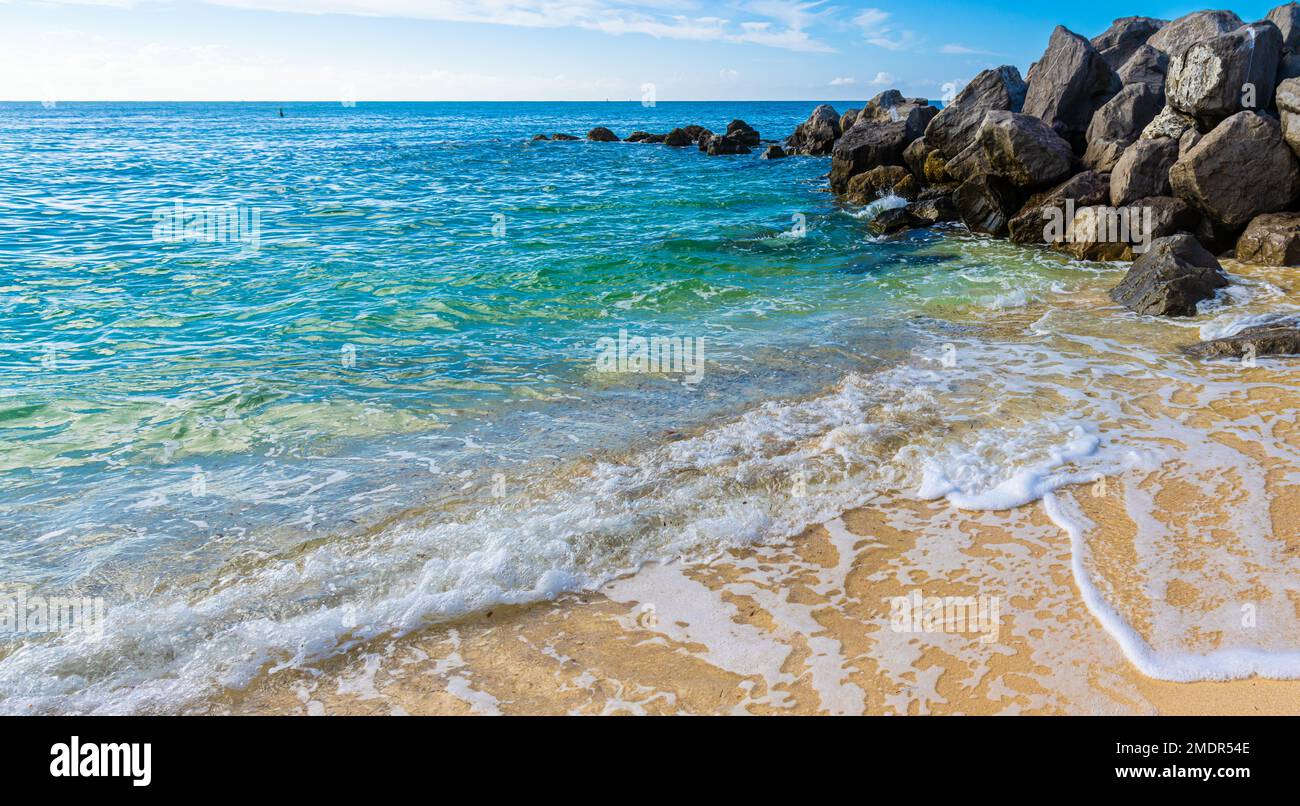 Waves Washing Over The Sandy Beach, Fort Zachary Taylor Historic State ...