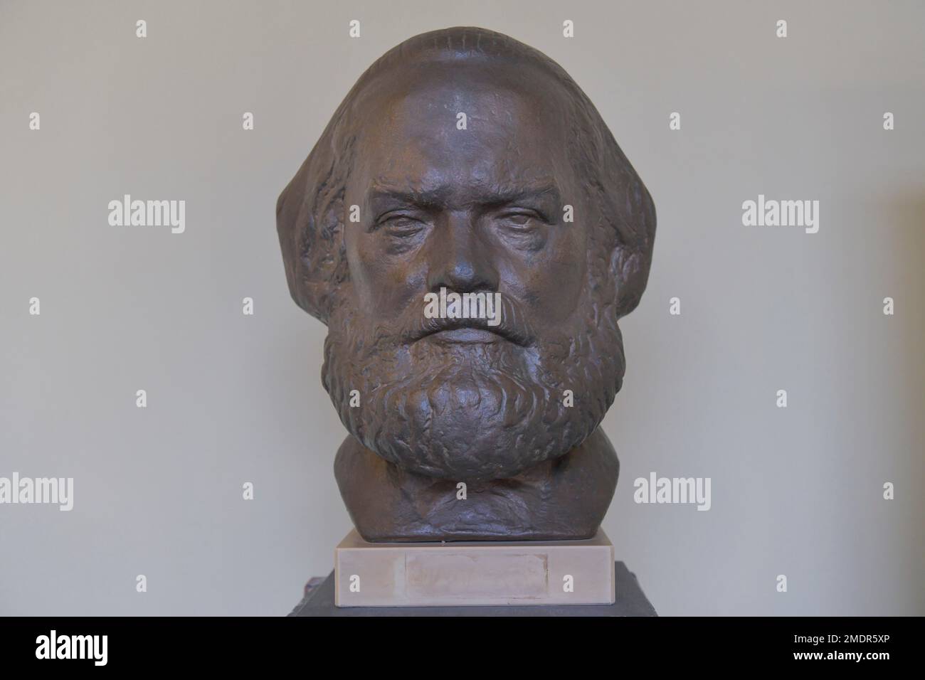 Bust of Karl Marx, House 1, Stasi Headquarters, Ruschestrasse ...
