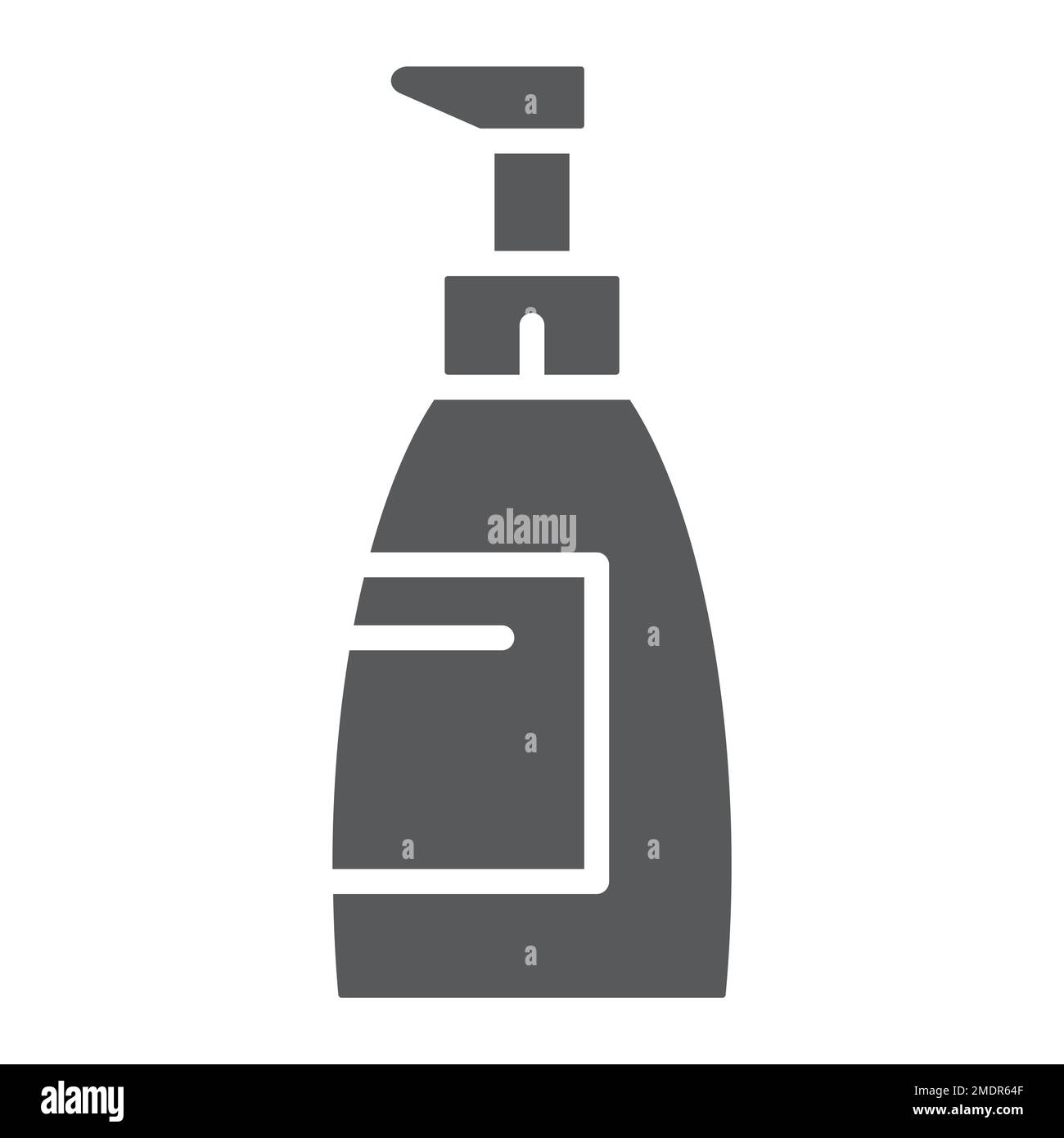 Soap glyph icon, cosmetic and wash, bottle sign, vector graphics, a ...