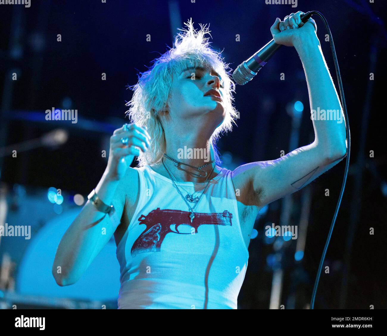 Milkie Way of Wargasm performs at the Reading Music Festival, England ...
