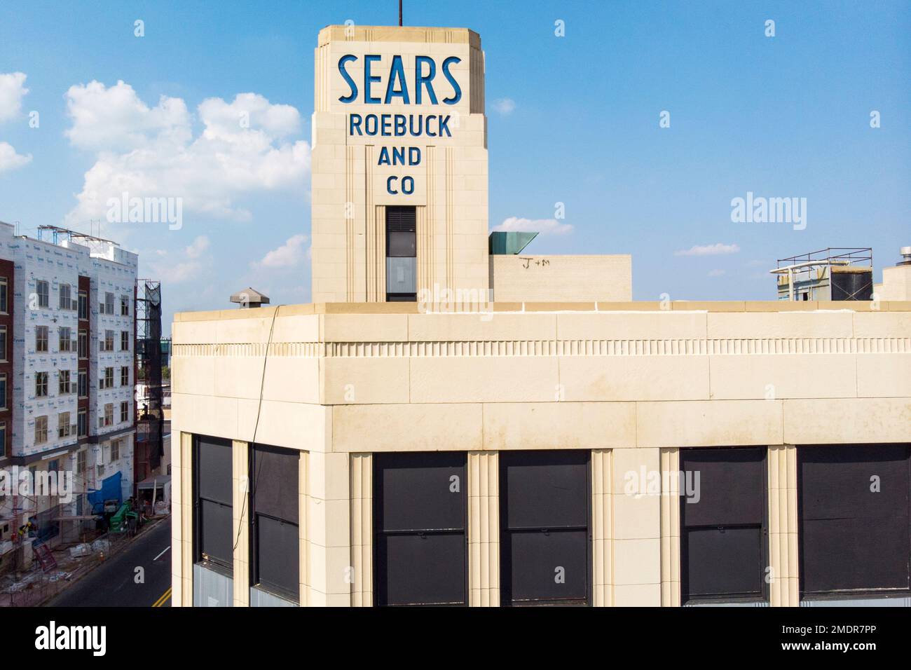 The 1930s Art Deco Sears Roebuck and Co building is seen in Hackensack ...