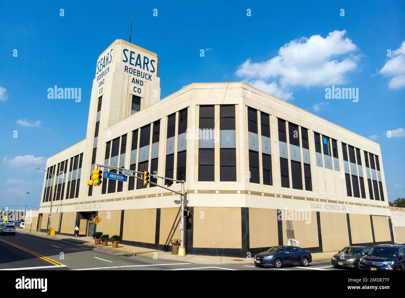 The 1930s Art Deco Sears Roebuck and Co building is seen in Hackensack ...