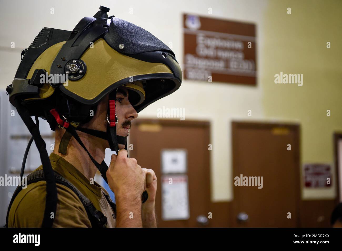 U.S. Air Force Senior Airman Dayson Moxness, explosive ordnance ...