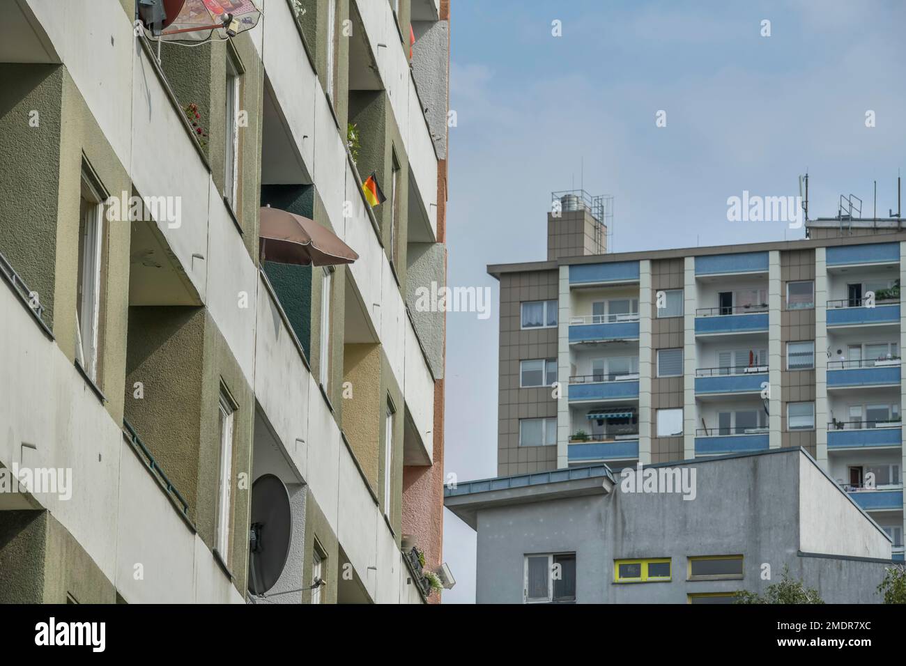 High-rise building, Falkenseer Chaussee, Westerwaldstrasse ...