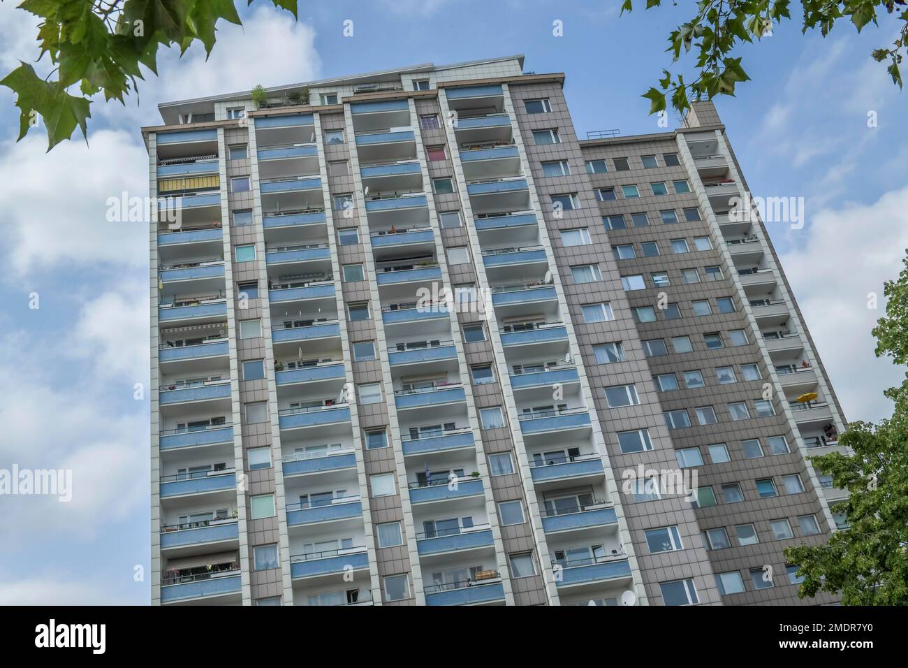 High-rise building, Falkenseer Chaussee, Westerwaldstrasse ...