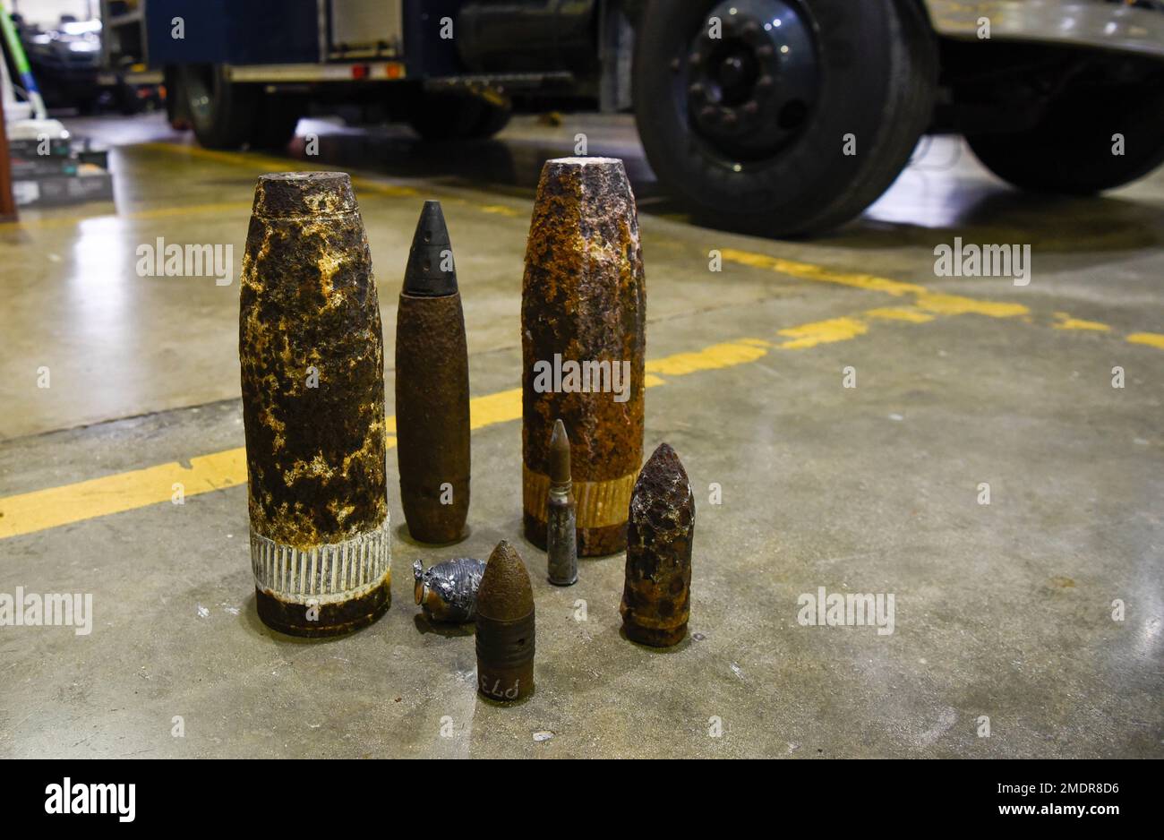 These different types of unexploded ordnances are found on Guam left ...