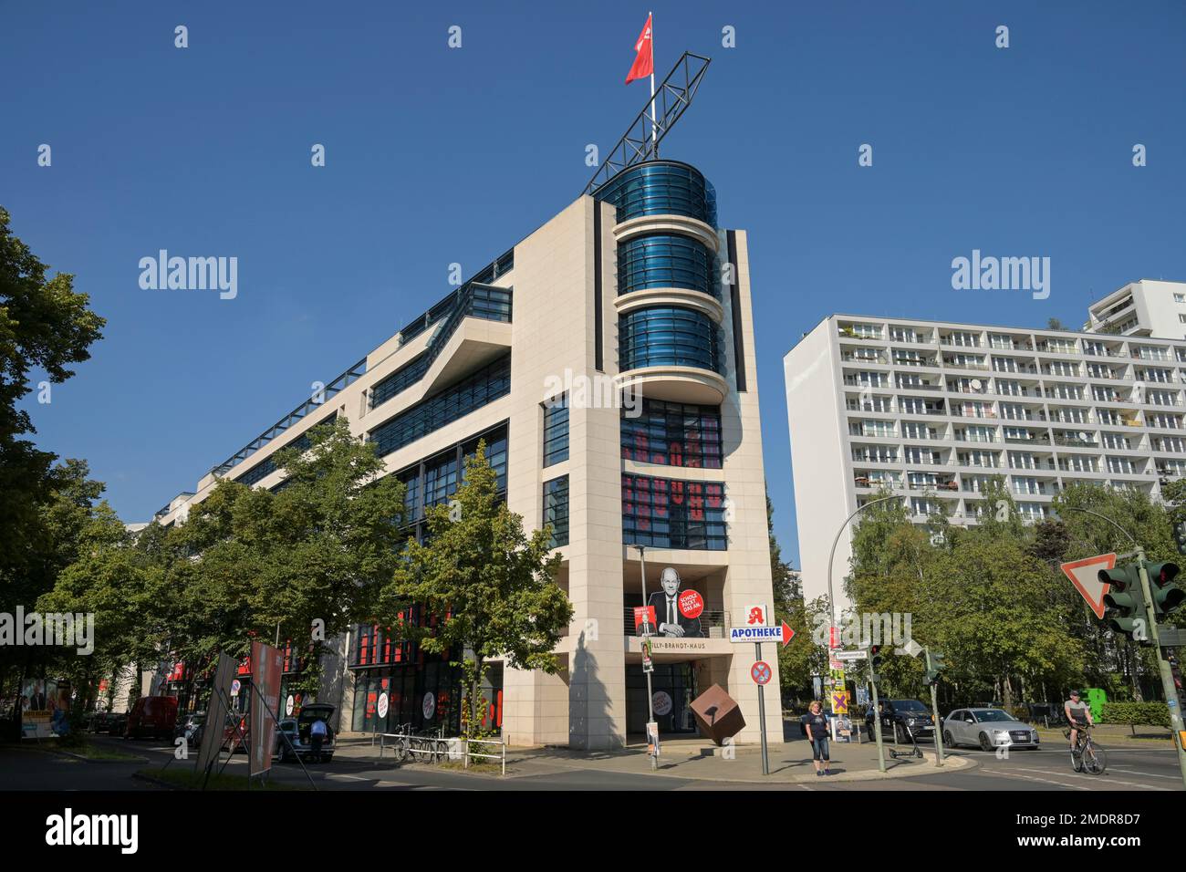 SPD Federal Headquarters, Willy Brandt House, Wilhelmstrasse, Kreuzberg ...