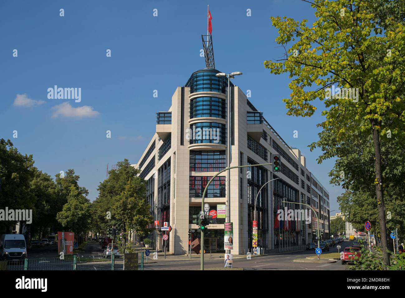 SPD Federal Headquarters, Willy Brandt House, Wilhelmstrasse, Kreuzberg ...