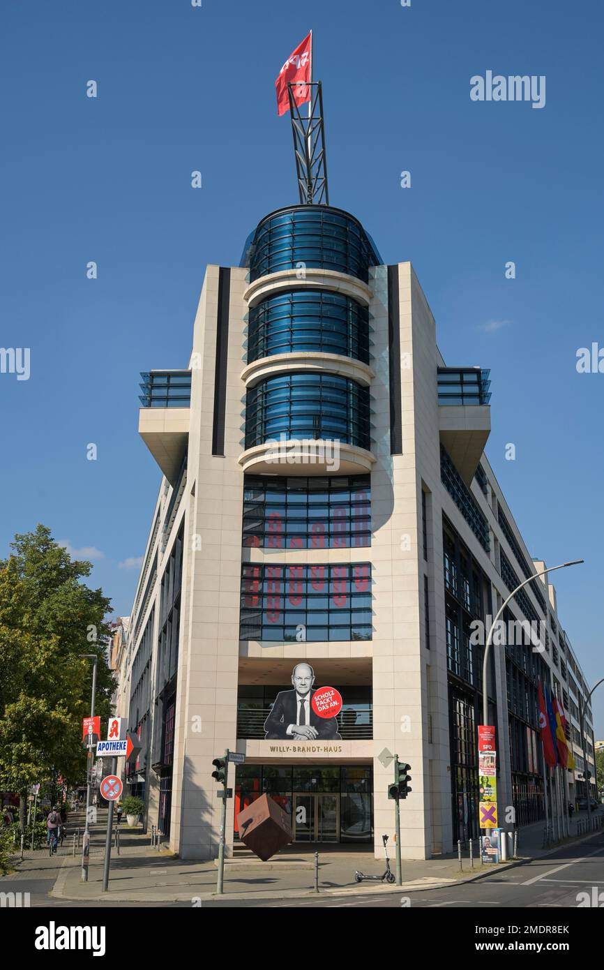 SPD Federal Headquarters, Willy Brandt House, Wilhelmstrasse, Kreuzberg ...