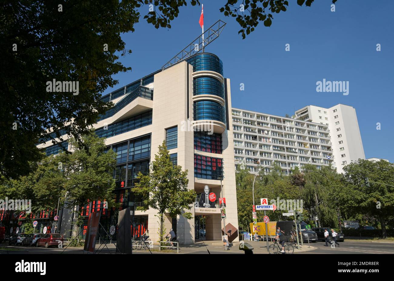 SPD Federal Headquarters, Willy Brandt House, Wilhelmstrasse, Kreuzberg ...