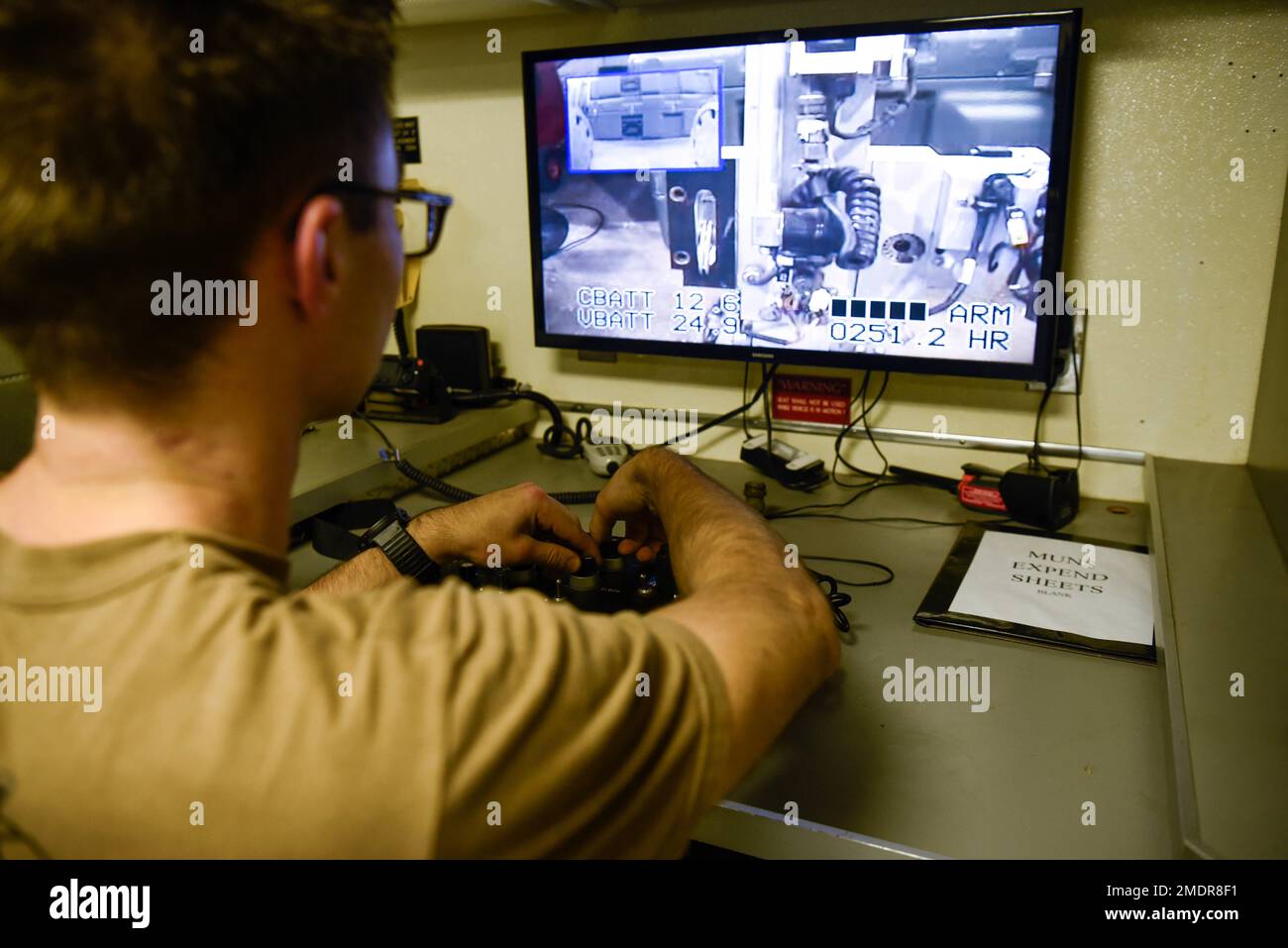U.S. Air Force Senior Airman Dayson Moxness, explosive ordnance ...