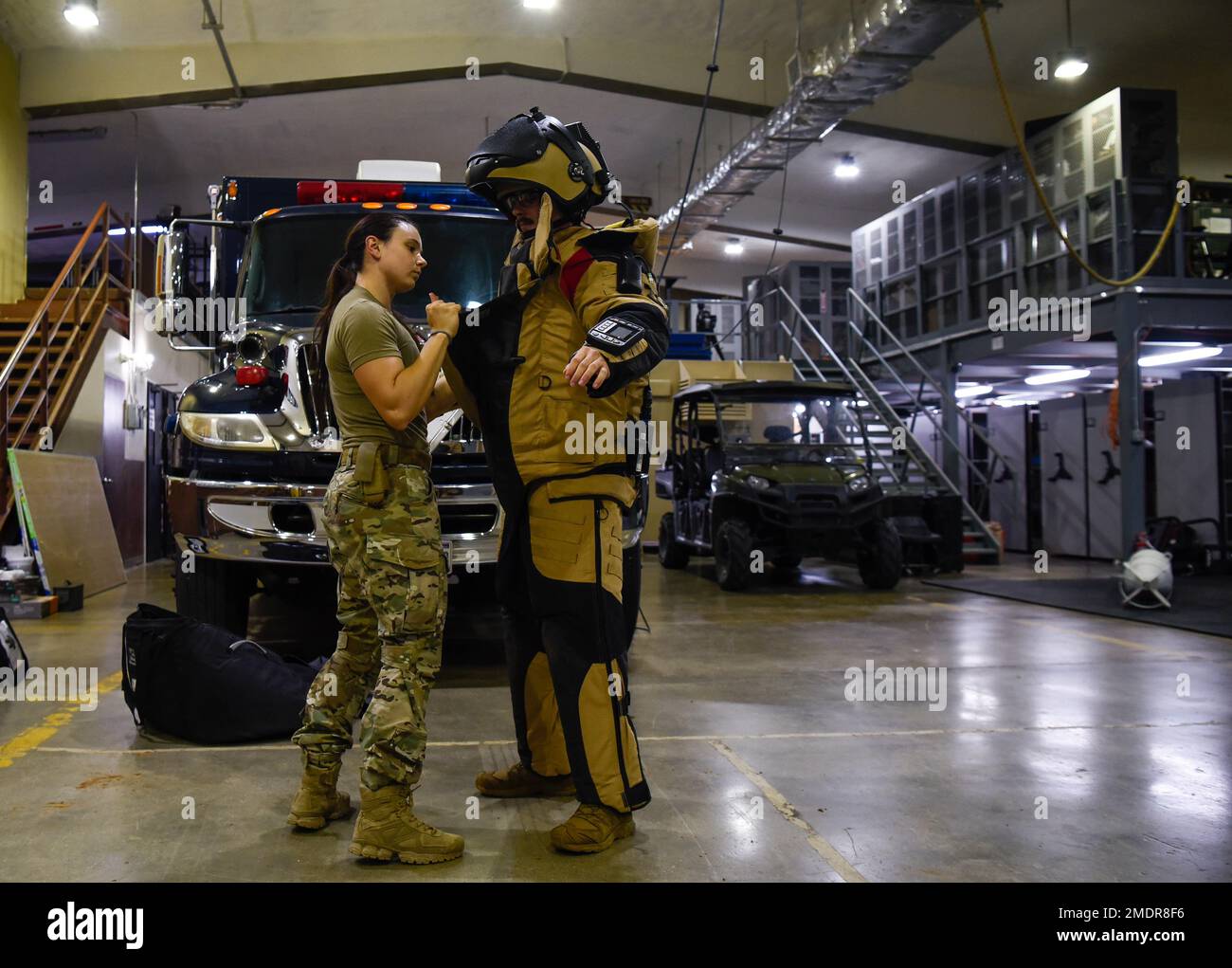 U.S. Air Force Senior Airman Tyla Roland, explosive ordnance disposal ...