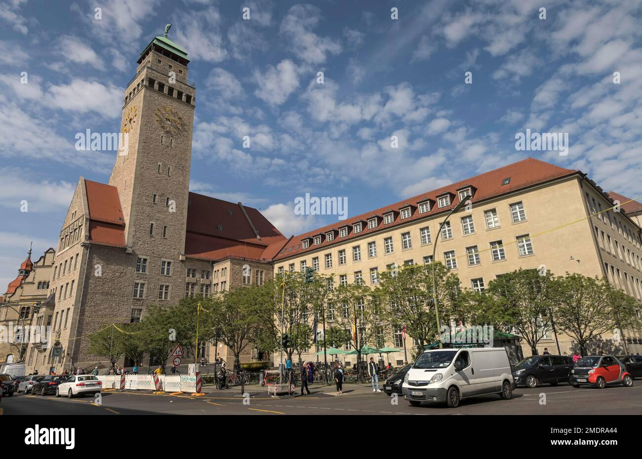 Neukoelln City Hall, Karl-Marx-Strasse, Neukoelln, Berlin, Germany ...